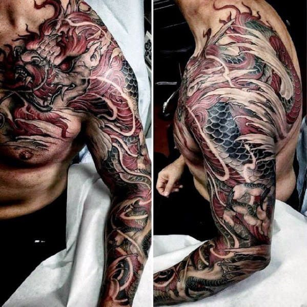 40 Dragon Shoulder Tattoo Designs For Men Manly Ink Ideas 40 Dragon Shoulder Tattoo Designs For Men Manly Ink Ideas