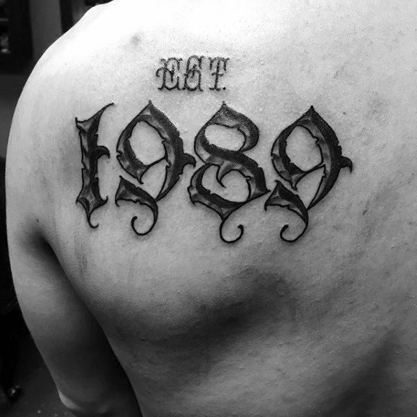 70 Number Tattoos For Men Numerical Ink Design Ideas 70 Number Tattoos For Men Numerical Ink Design Ideas