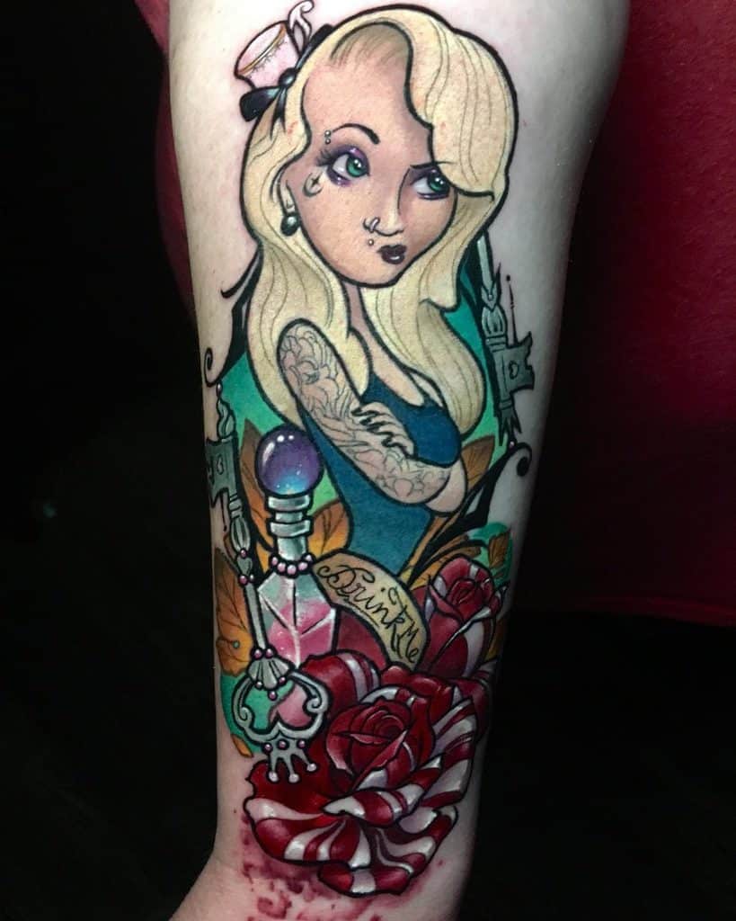 80 Alice in Wonderland Tattoo Ideas