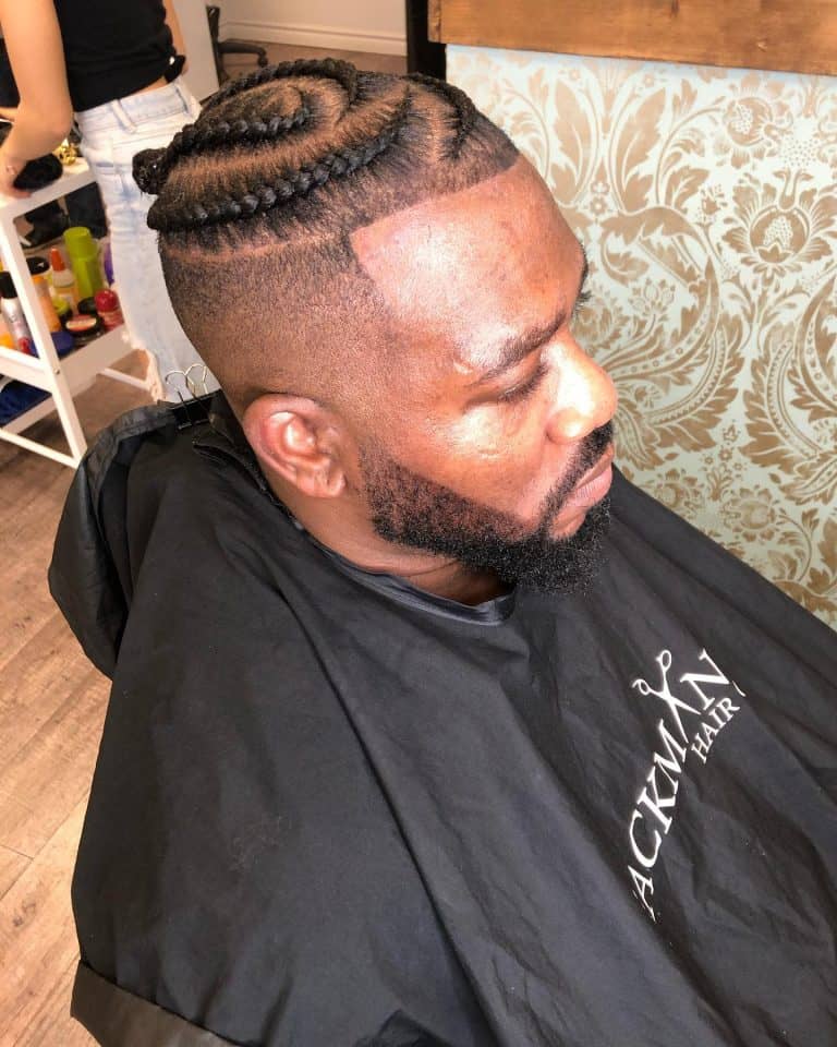 64 Trendy Man Bun Braids Hairstyles