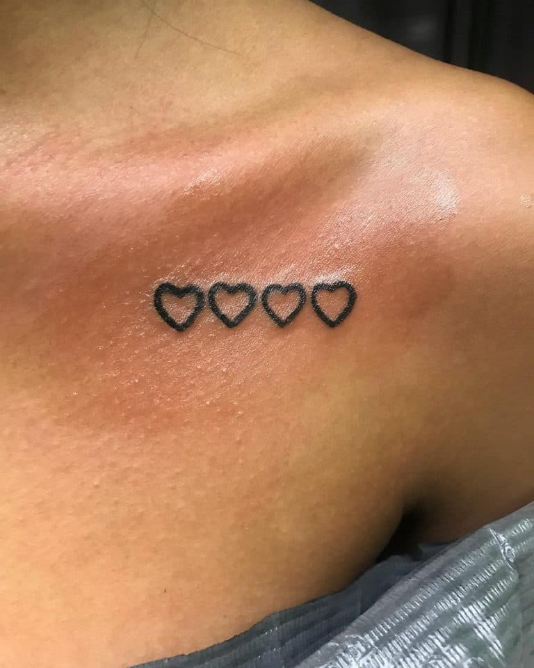 Minimalist Heart Outline Tattoo Ideas for a Subtle Look