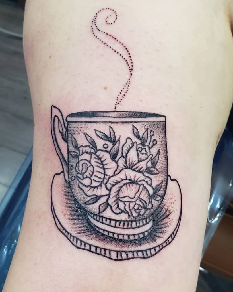 77 Awesome Teacup Tattoo Ideas 77 Awesome Teacup Tattoo Ideas
