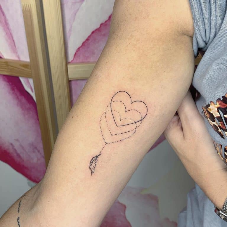 Minimalist Heart Outline Tattoo Ideas for a Subtle Look