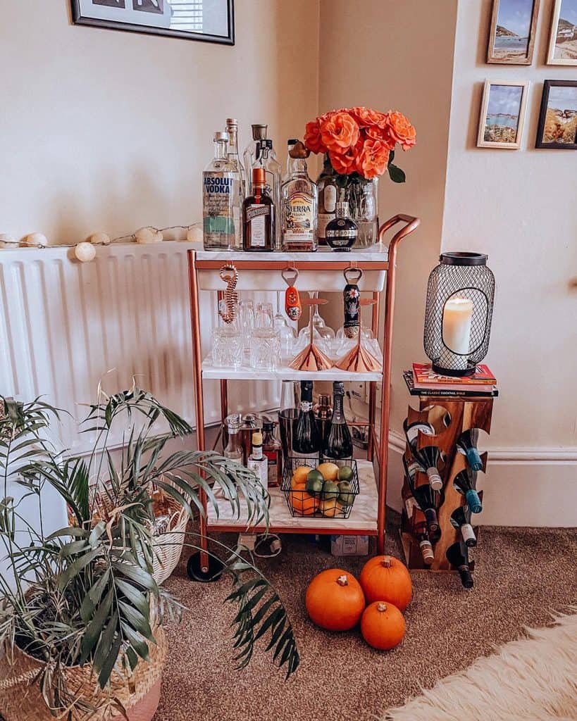 Create a Sophisticated Drink Station with Creative Bar Cart Ideas