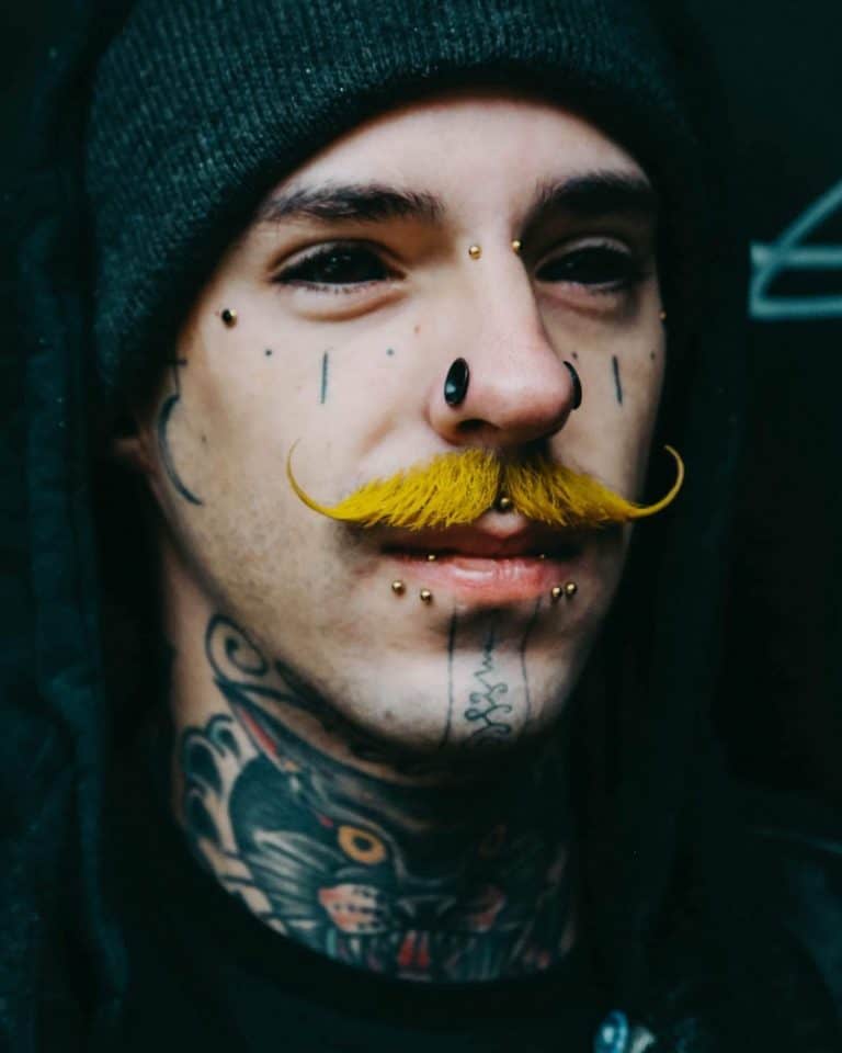Amazing Tribal Face Tattoo Ideas