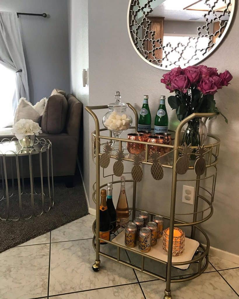 Create a Sophisticated Drink Station with Creative Bar Cart Ideas