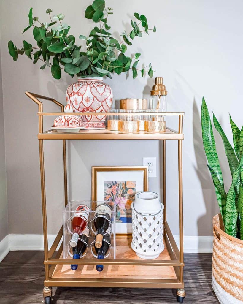 Create a Sophisticated Drink Station with Creative Bar Cart Ideas