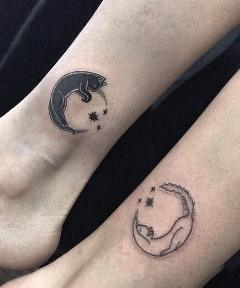 100+ Small and Simple Cat Tattoo Ideas