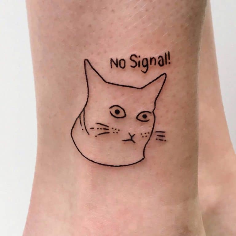 100+ Small and Simple Cat Tattoo Ideas