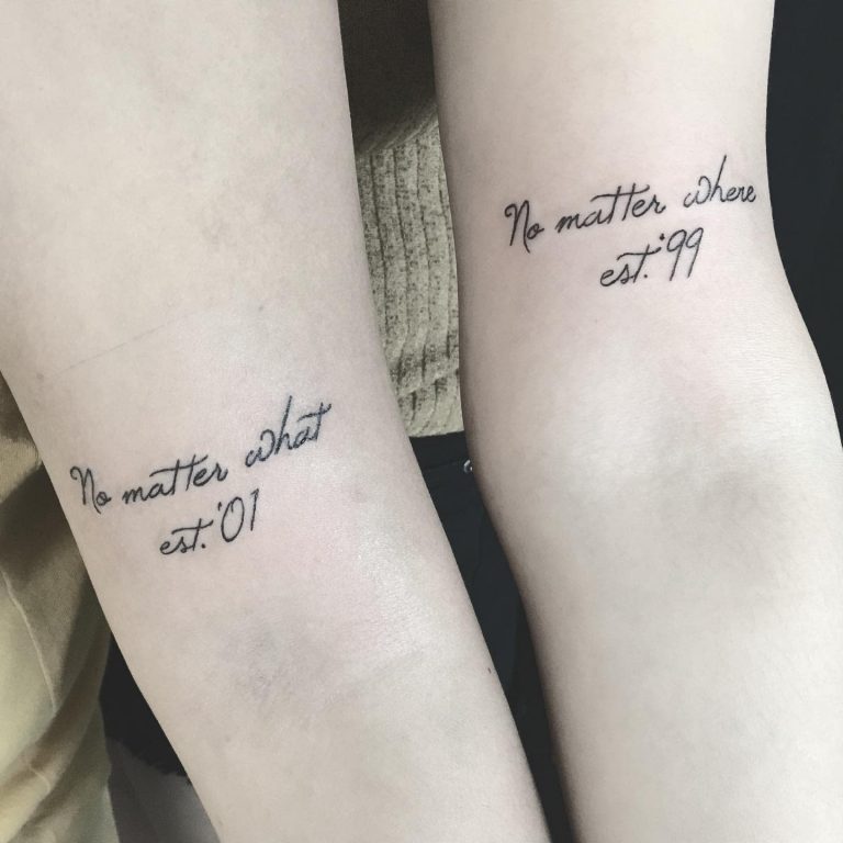 Matching Tattoo Ideas for Couples, Friends, and Family