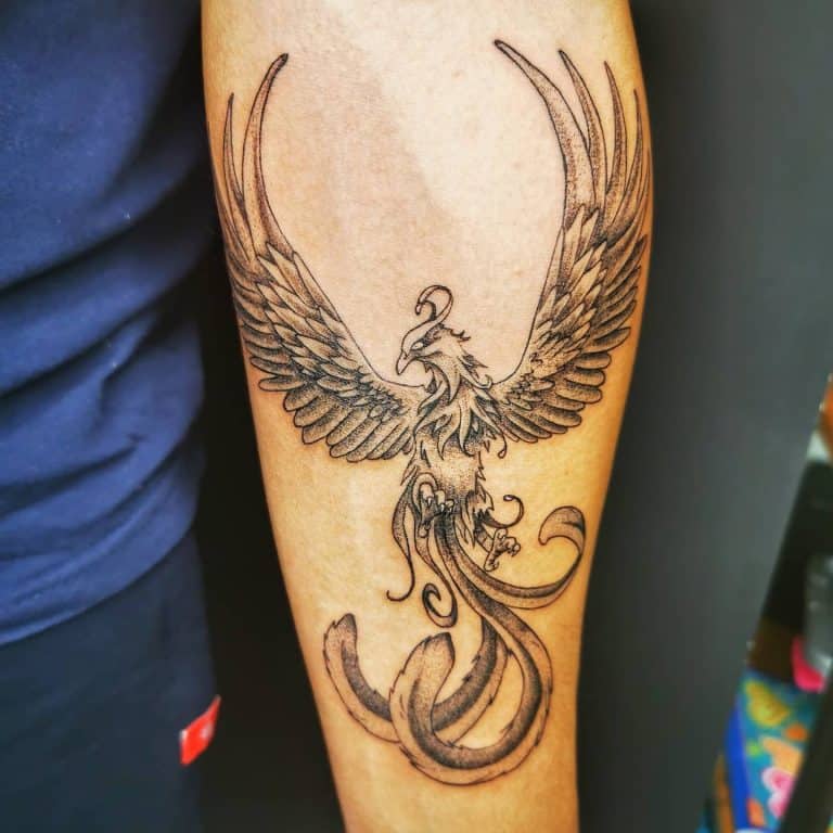 50 Cool Small Phoenix Tattoo Ideas for Men and Women