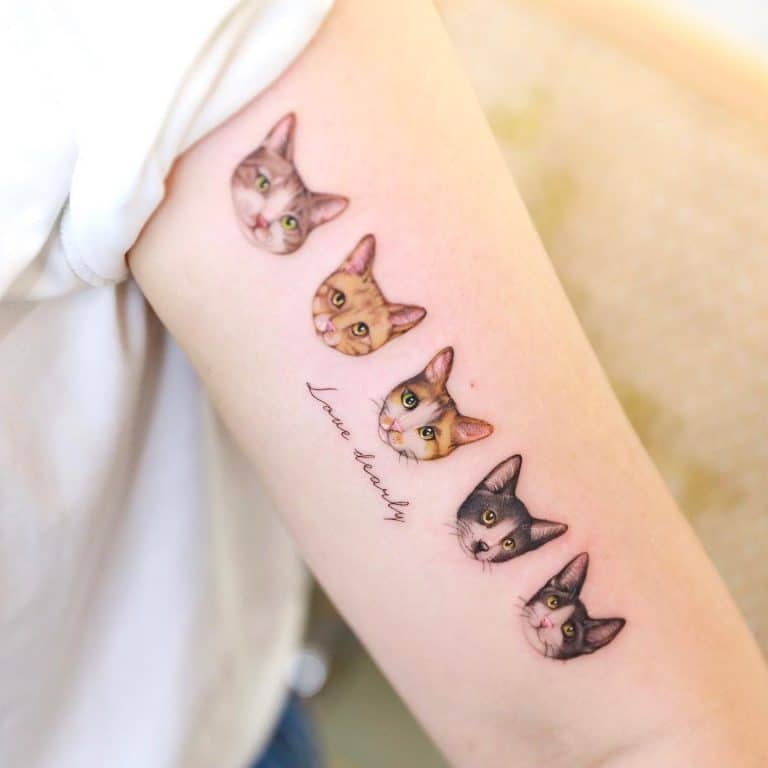71 Cute Small Cat Tattoo Ideas