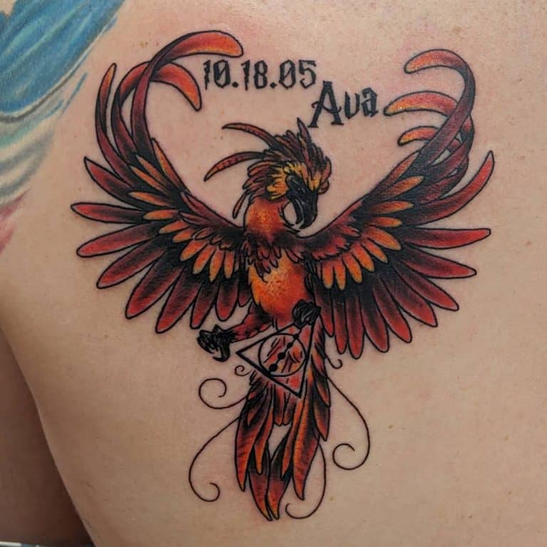50 Cool Small Phoenix Tattoo Ideas for Men and Women