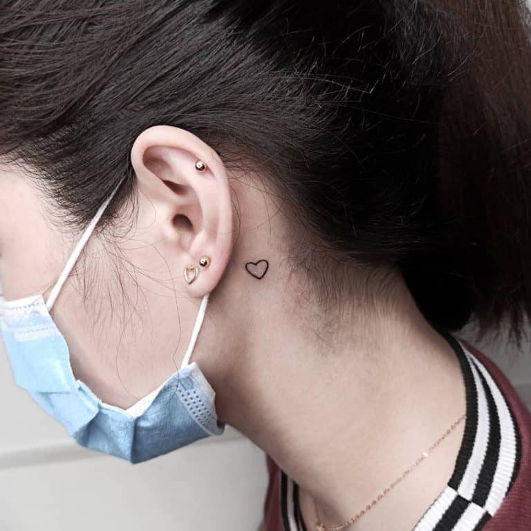 Minimalist Heart Outline Tattoo Ideas for a Subtle Look