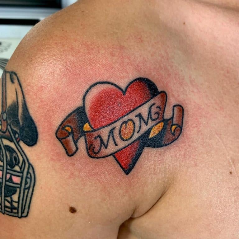 Amazing Mom Heart Tattoo Ideas