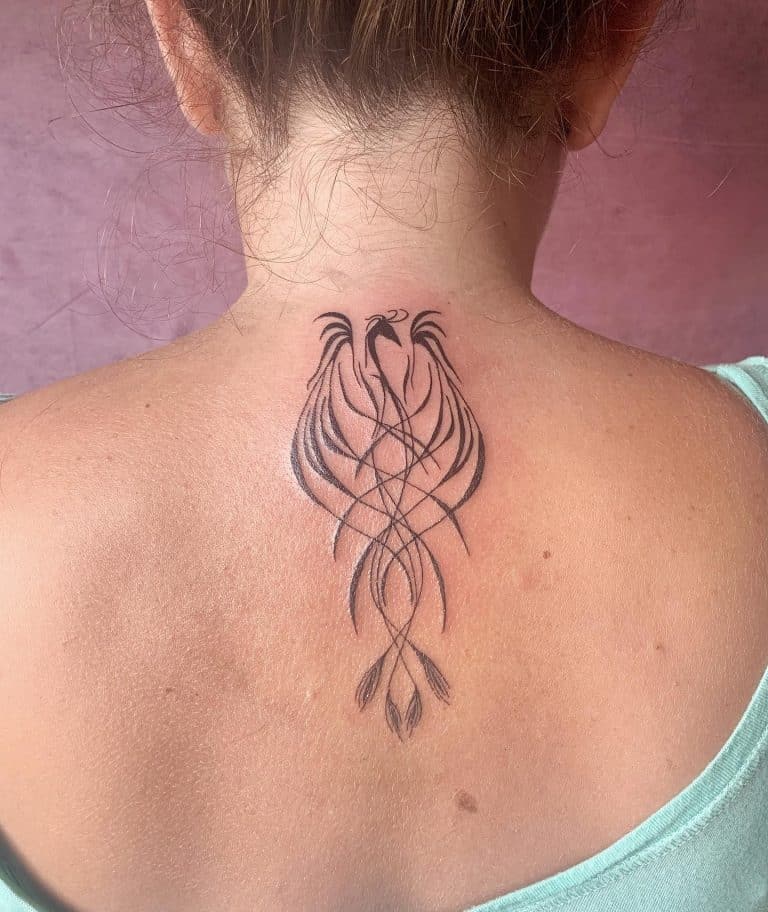 50 Cool Small Phoenix Tattoo Ideas for Men and Women