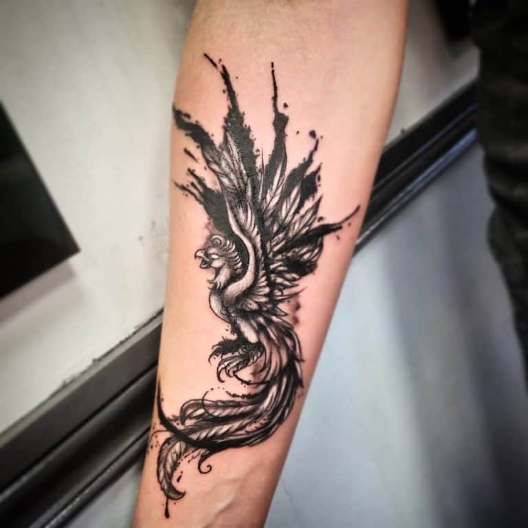50 Cool Small Phoenix Tattoo Ideas for Men and Women