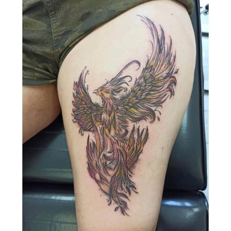 50 Cool Small Phoenix Tattoo Ideas for Men and Women
