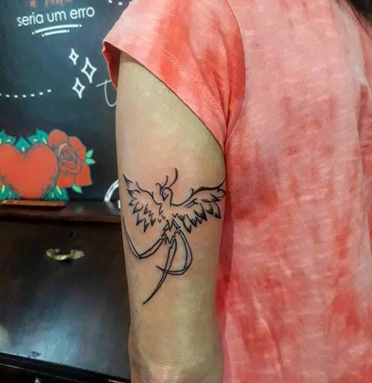 50 Cool Small Phoenix Tattoo Ideas for Men and Women