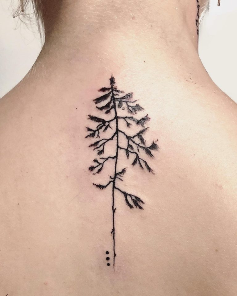 Tree Silhouette Tattoo Ideas: Simple Yet Powerful