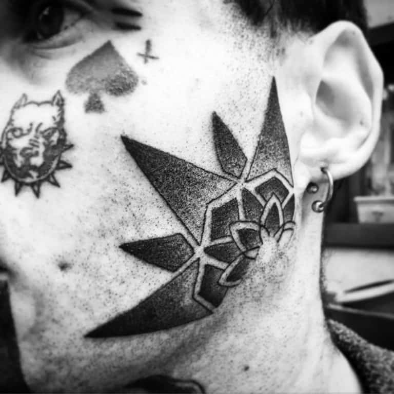 Amazing Tribal Face Tattoo Ideas