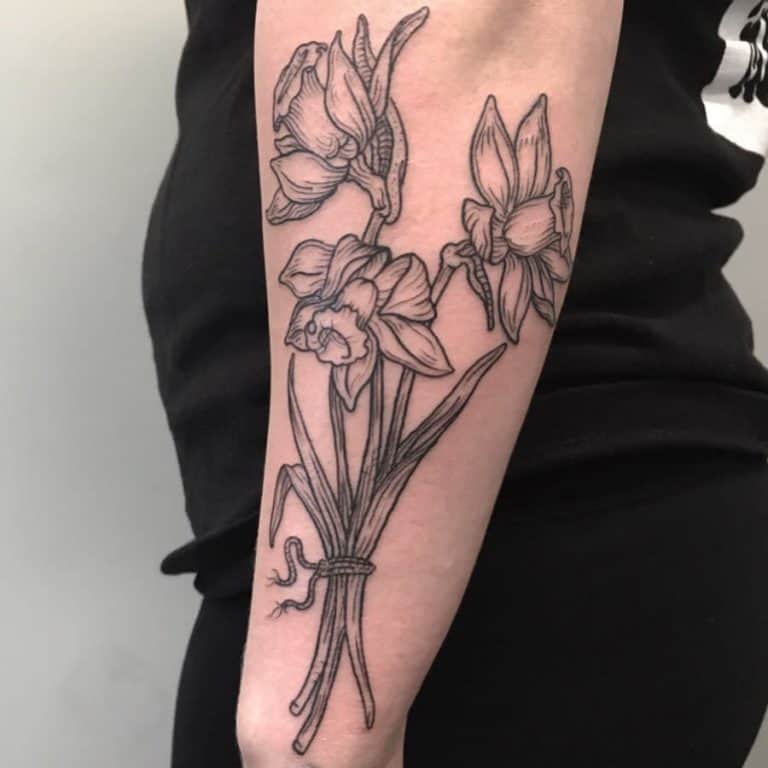 37 Aamazing Daffodil Tattoo Ideas