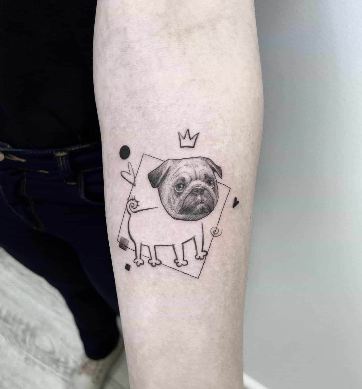 77 Cute Pug Tattoo Ideas