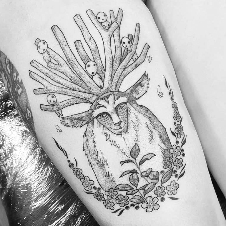 53 Princess Mononoke Tattoo Ideas
