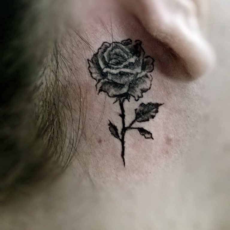 Small and Simple Rose Tattoo Ideas for Men and Women