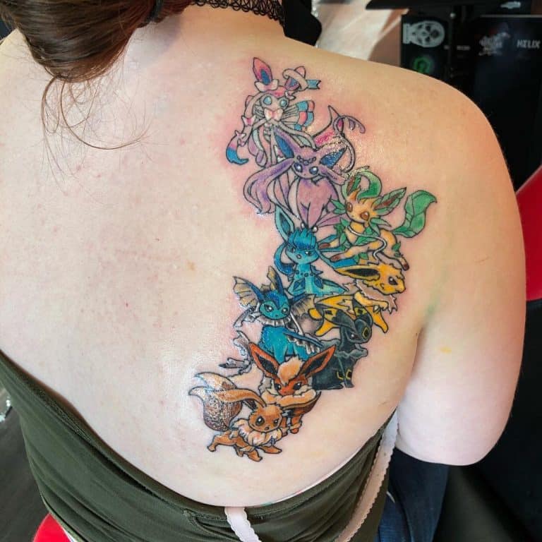 77 Creative Eevee Tattoo Ideas