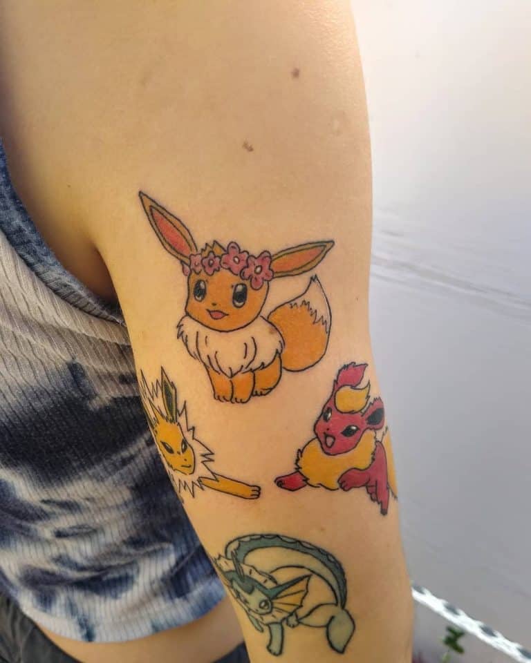 77 Creative Eevee Tattoo Ideas