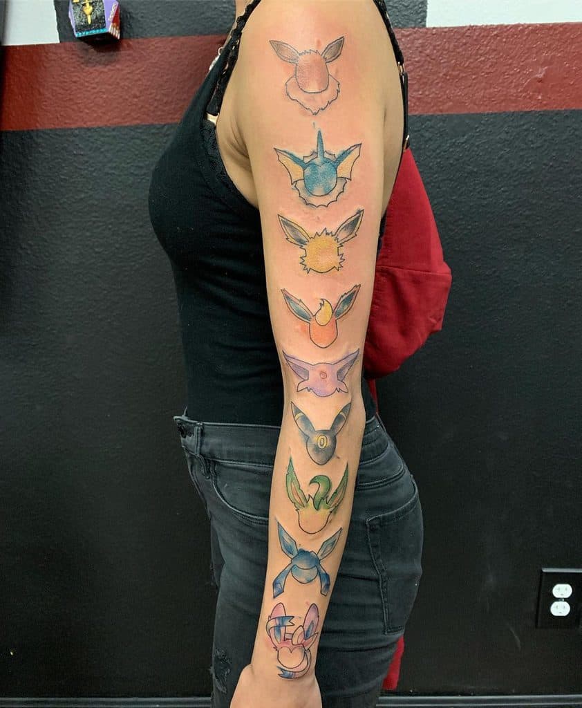 77 Creative Eevee Tattoo Ideas