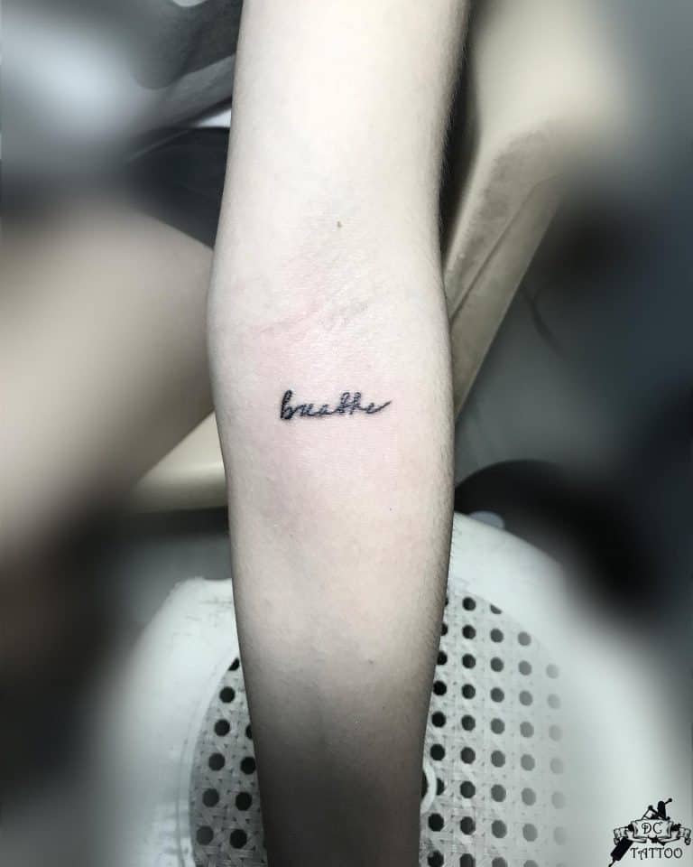 Inspiring Breathe Tattoo Ideas for Inner Peace