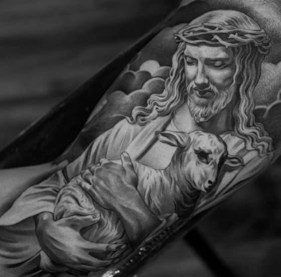 Jesus Lamb Tattoos Jesus Lamb Tattoos