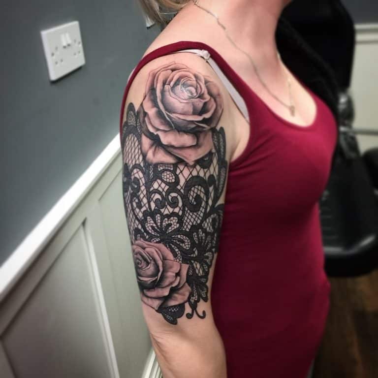 103 Best Lace Tattoos [2024 Inspiration Guide]