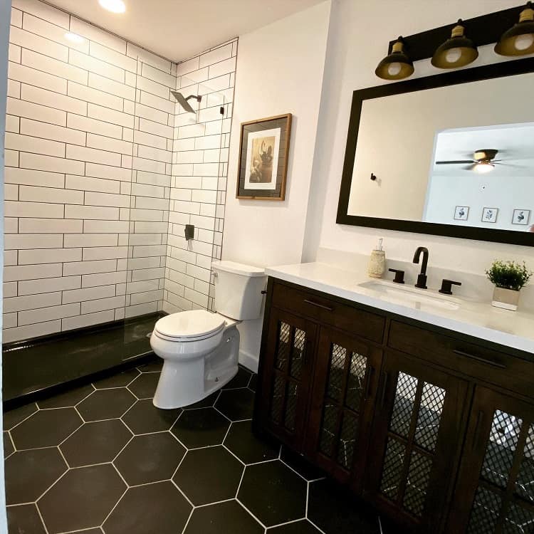 Modern Farmhouse Tile Ideas Tutorial Pics