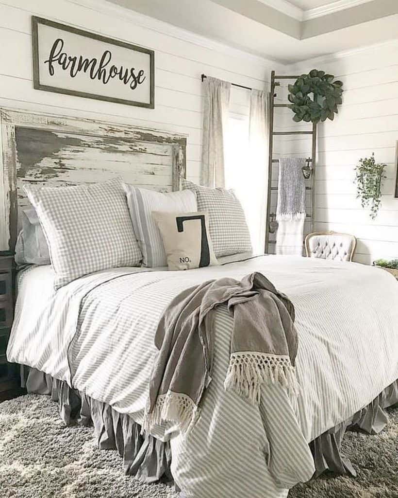 The Top 76 Farmhouse Bedroom Ideas Interior Home And Design