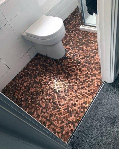 Gorgeous Penny Floor Designs to Enhance Your Space