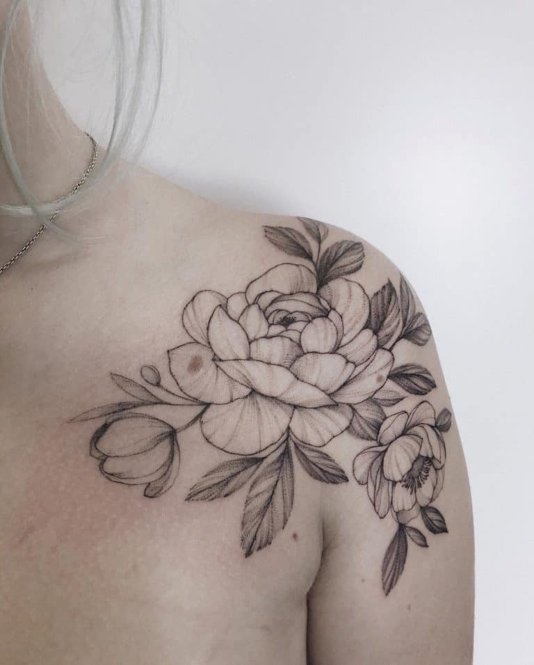 Flower Shoulder Tattoo Ideas for Every Style