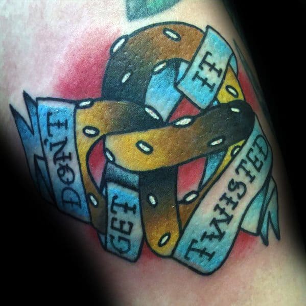 30 Pretzel Tattoo Ideas for Men