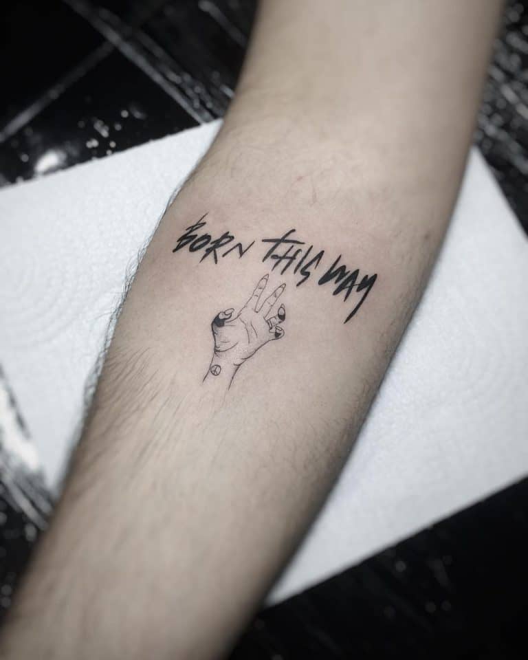 65 Cool Born This Way Tattoo Ideas