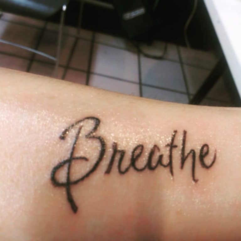 Inspiring Breathe Tattoo Ideas for Inner Peace