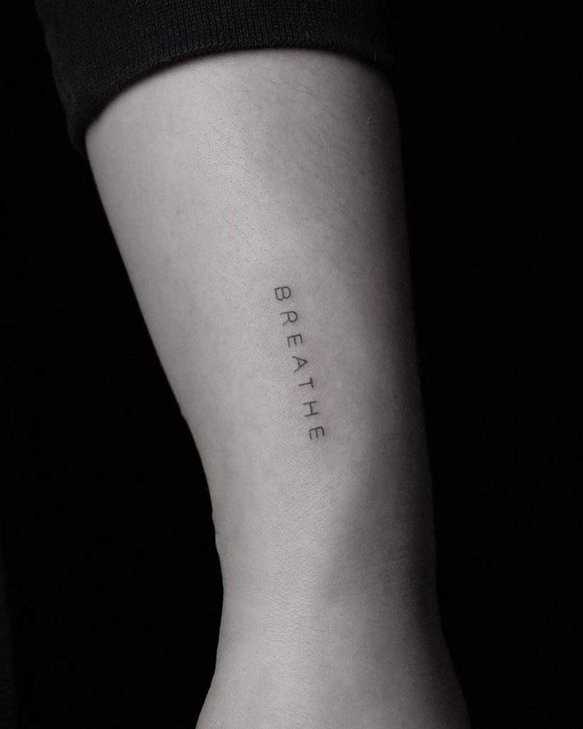 Inspiring Breathe Tattoo Ideas for Inner Peace