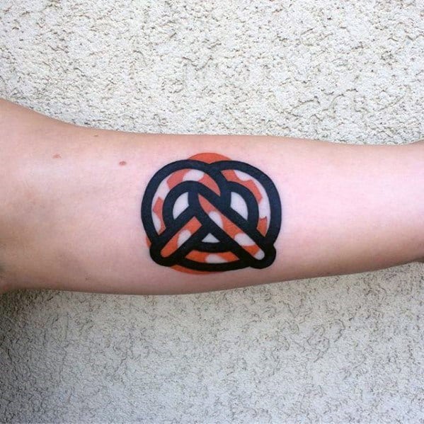 30 Pretzel Tattoo Ideas for Men